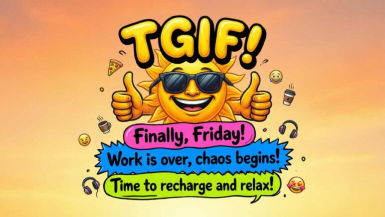 210+ Short Funny Friday Quotes for a Happy Weekend Start